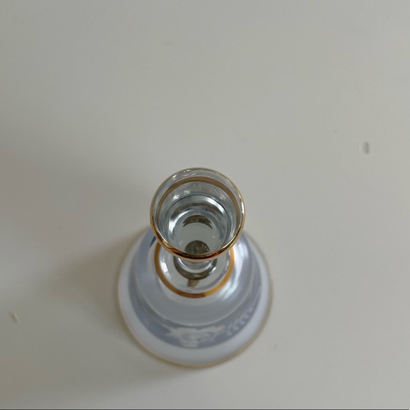 Vintage | Accents | Vintage Bohemia Crystal Bell Blue And Gold | Poshmark